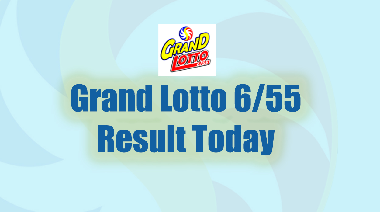 6 55 Grand Lotto Result Today September 12 2022 PCSO Draw 6 55 Grand Lotto Result Today September 12 2022 PCSO Draw